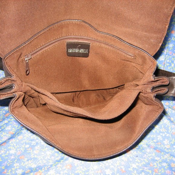 Michel Rene | Bags | Vintage Michel Rene Brown Leather Shoulder Bag ...